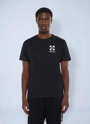 Off-White Small Arrow Slim Logo T-shirt - Black