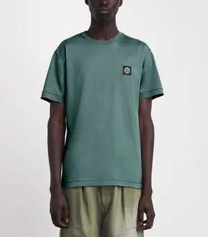 Stone Island Cotton Compass Logo T-shirt