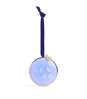Harrods Turtle Doves Cameo Tree Decoration - Blue