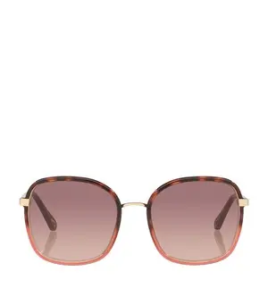 Chloé Injected Franky Square Sunglasses