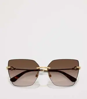 Dolce & Gabbana Metal Cat Eye Sunglasses