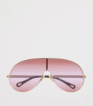 Chloé Aly Aviator Sunglasses