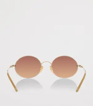 Chloé Aly Round Frame Sunglasses