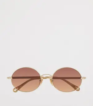 Chloé Aly Round Frame Sunglasses
