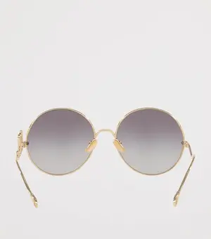 Chloé Metal Iconic Round Sunglasses