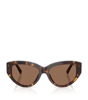 Dolce & Gabbana Tortoiseshell Cat Eye Sunglasses - Brown