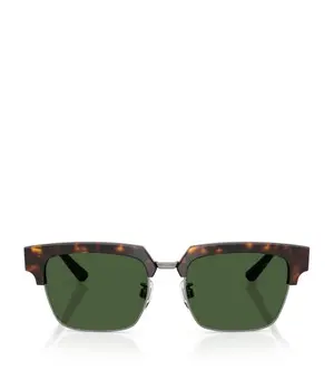 Dolce & Gabbana Tortoiseshell Square Sunglasses - Brown