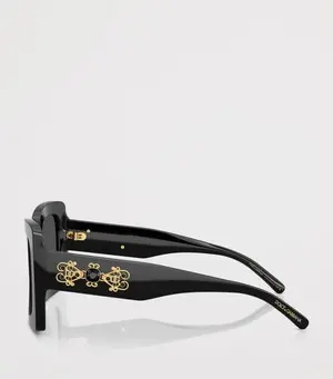 Dolce & Gabbana Embellished Square Frame Sunglasses