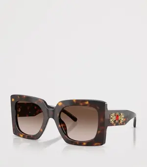 Dolce & Gabbana Tortoiseshell Square Sunglasses