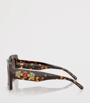 Dolce & Gabbana Tortoiseshell Square Sunglasses