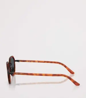 Giorgio Armani Metal Round Sunglasses