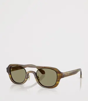 Giorgio Armani Acetate Ar8247 Irregular Sunglasses