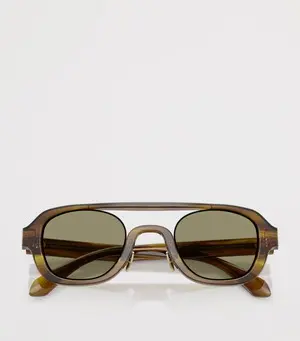 Giorgio Armani Acetate Ar8247 Irregular Sunglasses