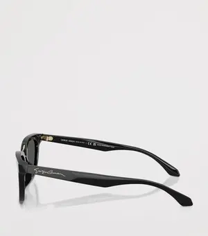 Giorgio Armani Acetate Butterfly Sunglasses