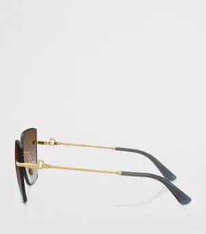 Dolce & Gabbana Metal Cat Eye Sunglasses