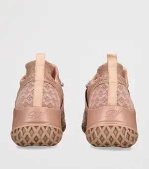 ROGER VIVIER Viv' Run Strass Buckle Sneakers