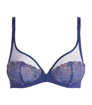 Simone Perele Embroidered Plunge Delice Bra