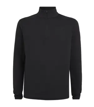 Vuori Quarter-zip Ponto Sweatshirt - Black