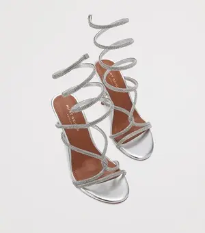 Kurt Geiger Embellished Spiral Sandals 90