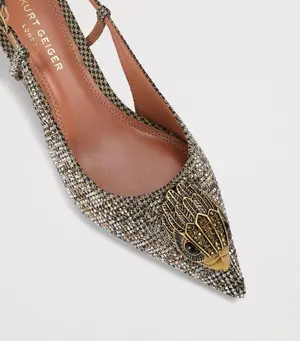 Kurt Geiger Embellished Belsize Slingback Heels