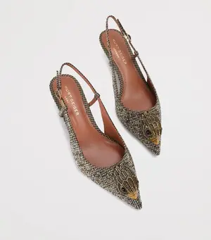 Kurt Geiger Embellished Belsize Slingback Heels