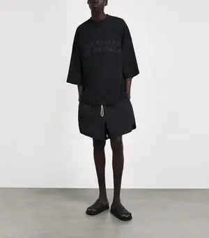 Fear Of God Logo Tab Swim Shorts