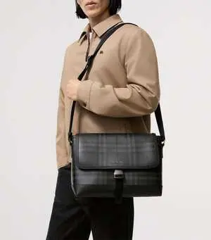 Burberry City Check Messenger Bag