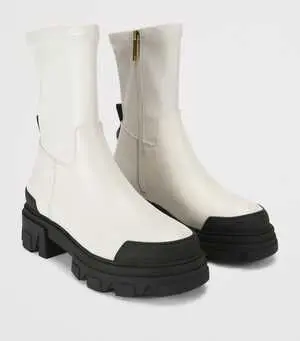 Kurt Geiger Clarence Leather Ankle Boots
