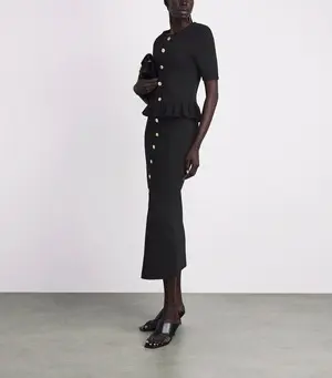 Claudie Pierlot Braid-detail Knitted Top
