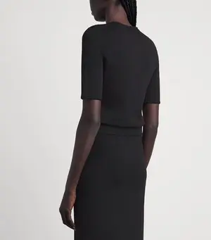 Claudie Pierlot Braid-detail Knitted Top