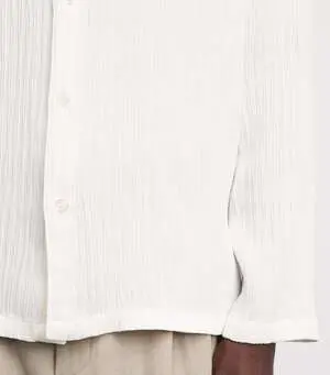 Sandro Loose Fit Crinkle Shirt