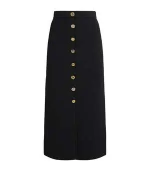 Claudie Pierlot Braid-detail Midi Skirt