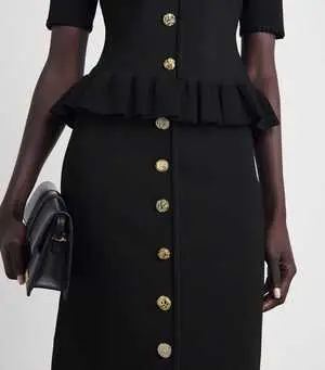 Claudie Pierlot Braid-detail Midi Skirt