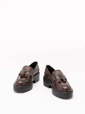 Miu Miu Leather Loafers