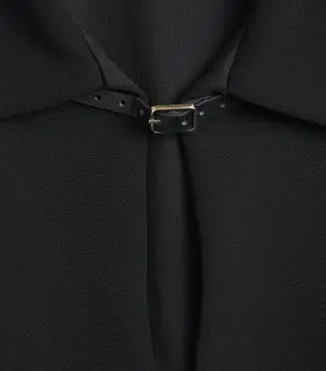 Sandro Layered Crepe Mini Dress