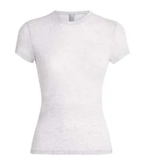 SKIMS Semi-sheer Ribbed T-shirt