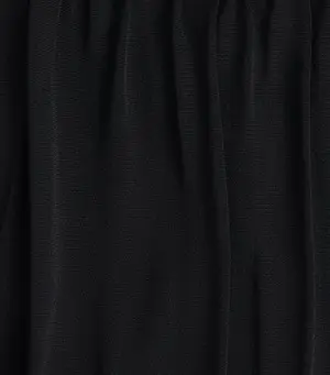 MORE NOIR Chiffon Aria Maxi Skirt - Black