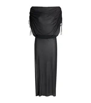 MORE NOIR Brighton Chiffon Maxi Dress