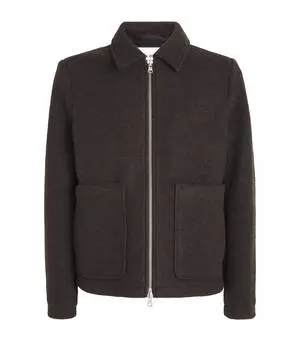 NN.07 Wool-blend Gael Overshirt