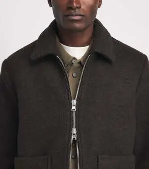 NN.07 Wool-blend Gael Overshirt
