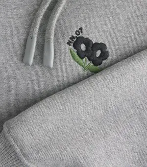 NN.07 Cotton Embroidered Hoodie
