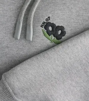 NN.07 Cotton Embroidered Hoodie