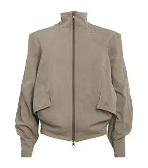 VIVIENNE WESTWOOD High-neck Harrington Jacket - Green