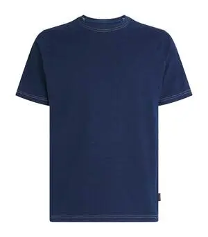Oliver Peoples Cotton Conduit Indigo T-shirt - Blue