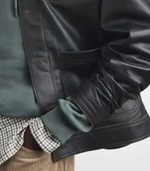 Oliver Peoples Hardwick Leather Jacket