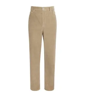 A.p.c. Corduroy Straight Leg Jeans - Beige