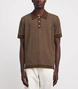 A.p.c. Cotton Stripe Tristan Polo Shirt