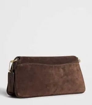 COACH Suede Jet Shoulder Bag
