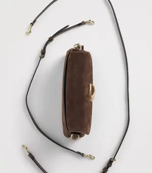 COACH Suede Jet Shoulder Bag