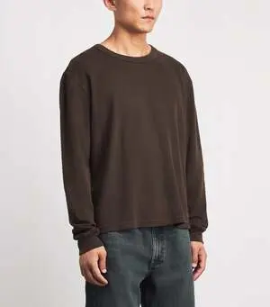 Citizens Of Humanity Cotton Waffle-stitch Crew Neck Sweater